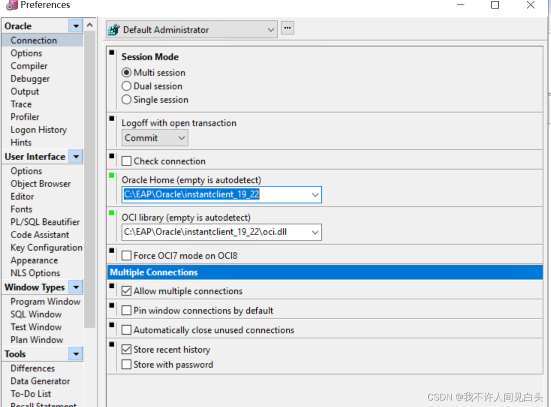 Plsql连接oracle时出现initiaiization Error Could Not Initializeplsql Could Not Initialize Csdn博客