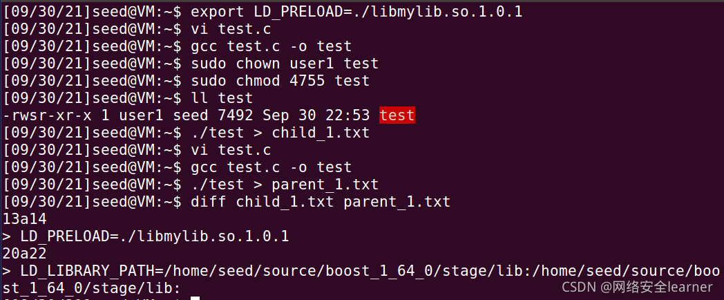 Environment Variable and Set-UID Program Lab-CSDN博客