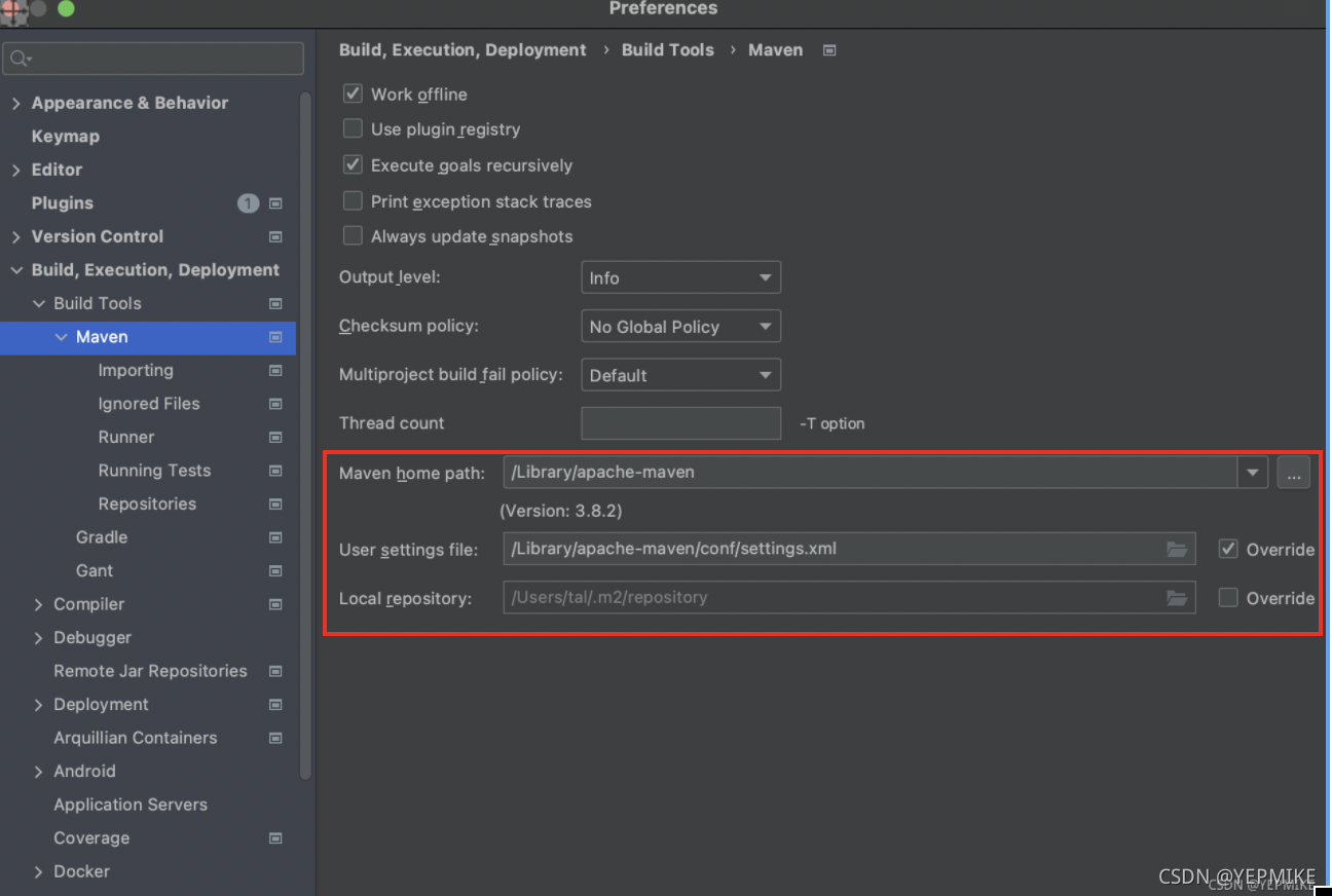 MAC 下使用IDEA开发Maven项目 pom.xml爆红总结_mac pom.xml ; :-CSDN博客