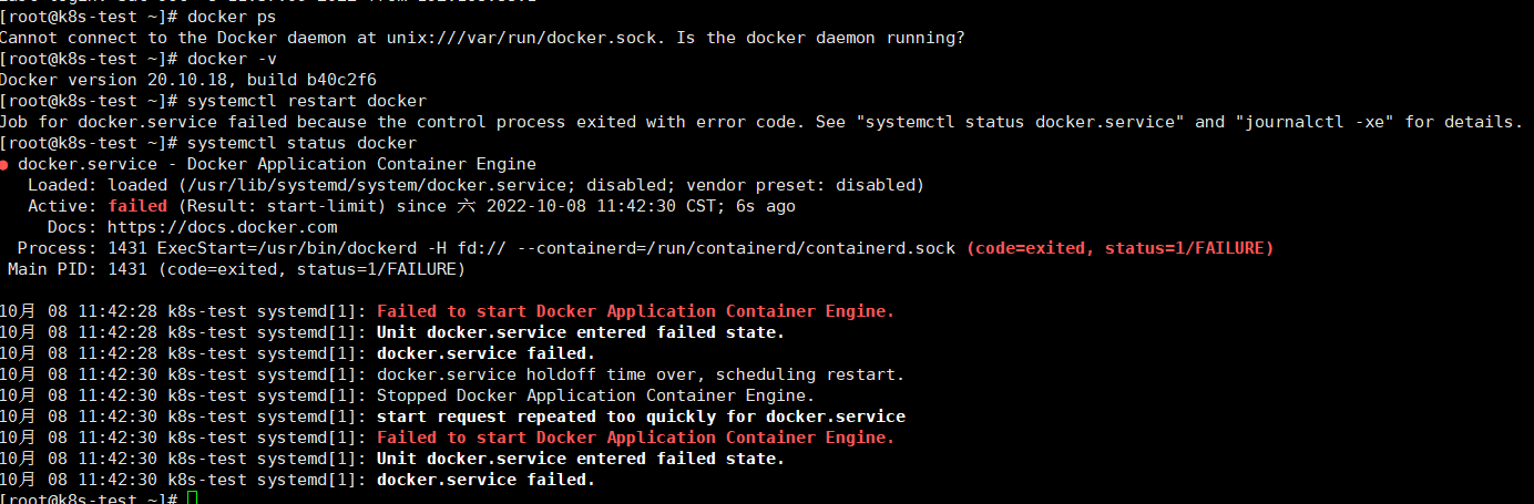 启动docker错误systemctl status docker.service-CSDN博客