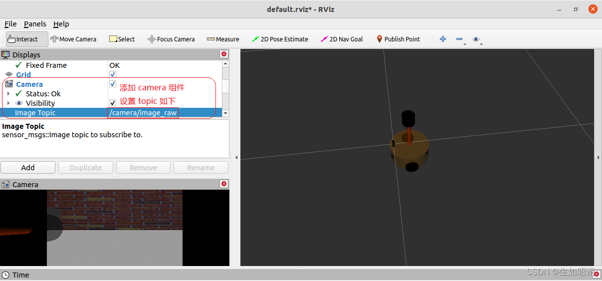 【ROS进阶篇】第十一讲 基于Gazebo和Rviz的机器人联合仿真(运动控制与传感器）_在rviz中控制机器人模型运动-CSDN博客