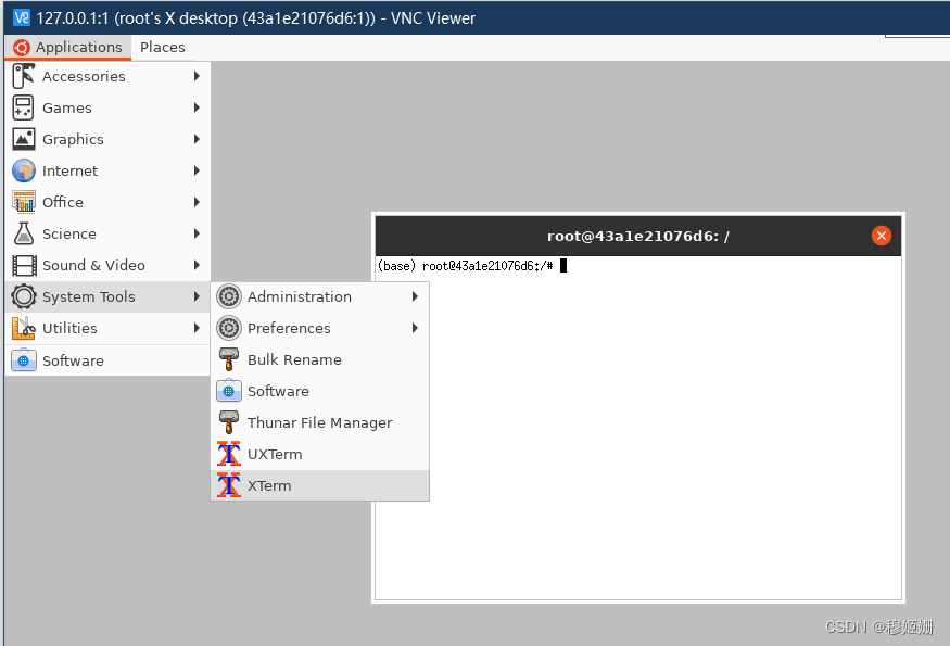 VNC连接远程主机中docker容器的桌面-转载_docker vnc 远程桌面-CSDN博客