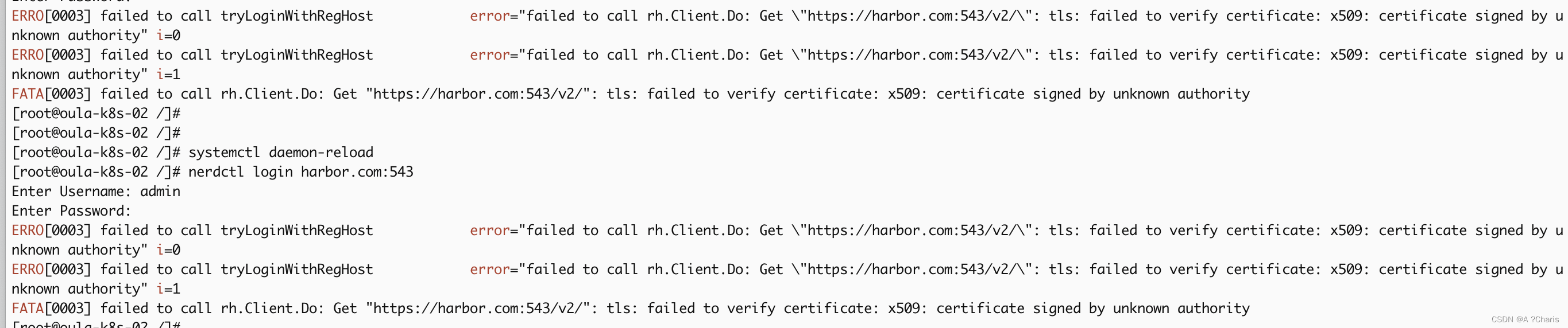 containerd 对接harbor仓库，证书问题解决_containerd harbor 证书-CSDN博客