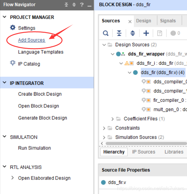 Vivado2018.2联合Matlab的FIR滤波器设计与仿真_coefficient structure inferred-CSDN博客