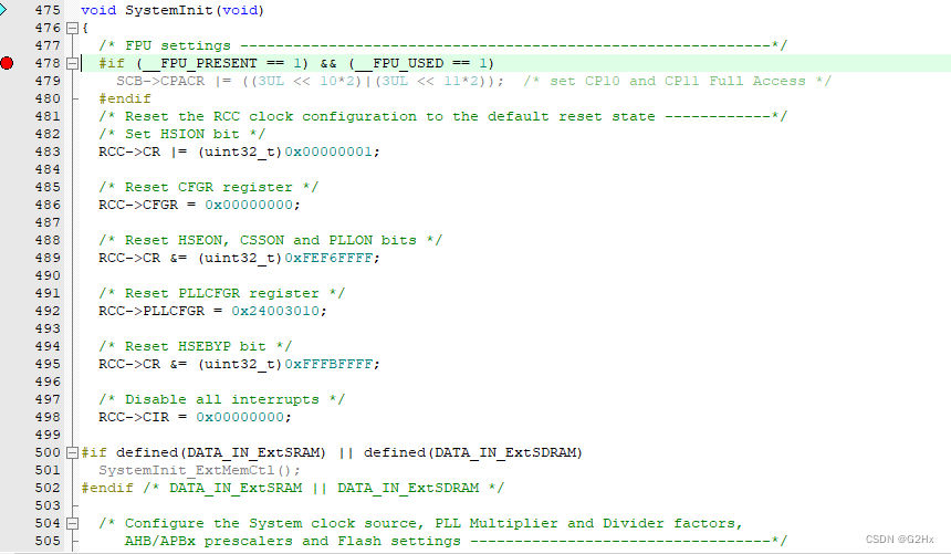 关于stm32debug卡在systeminit跑不进main,且板子上电没有执行程序的情况整理stm32卡在systeminit Csdn博客