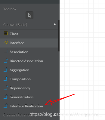 使用StarUML使用类图的实现关系箭头提示Invalid connection (Interface Realization)_staruml关联类为什么连不上-CSDN博客