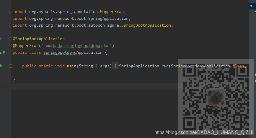SpringBoot+MyBatisPlus整合时提示：Invalid bound statement(not found):**.dao.UserDao.queryById ...