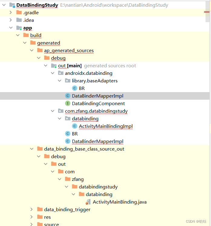 DataBinding原理----类关系说明（1）_databinding 自动生成class文件-CSDN博客