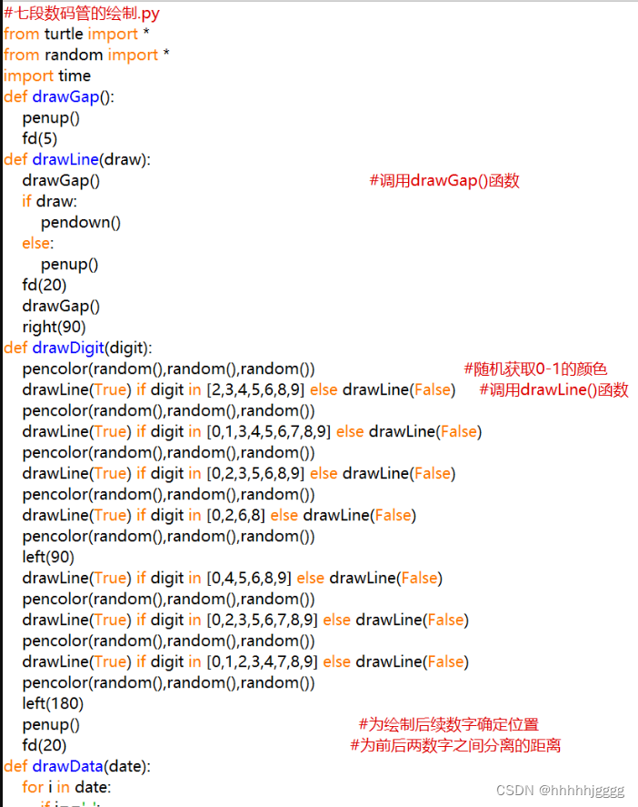 用python画数码管python绘制数码管 Csdn博客