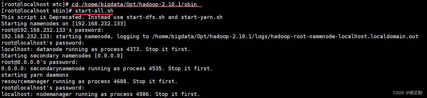 mkdir: Call From localhost/127.0.0.1 to 192.168.232.133:9000 failed on conne-CSDN博客