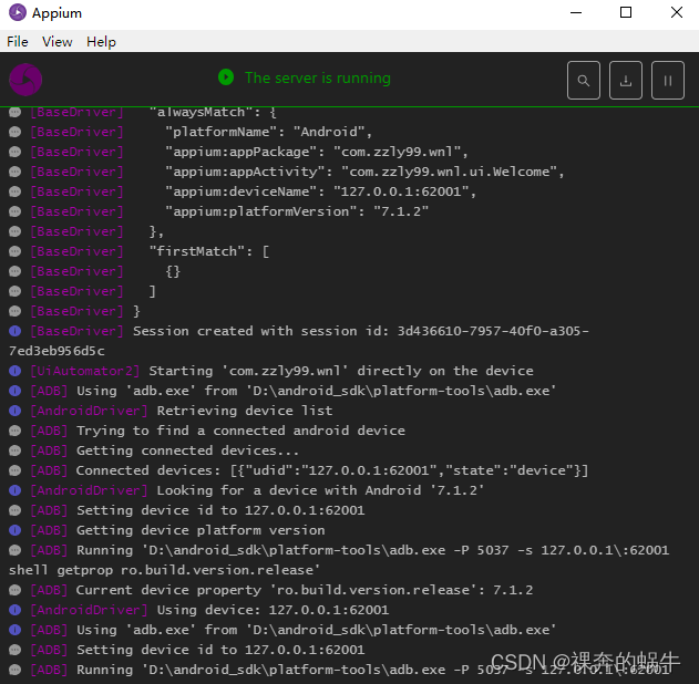 一篇就够了：Appium+python自动化测试_appium python-CSDN博客
