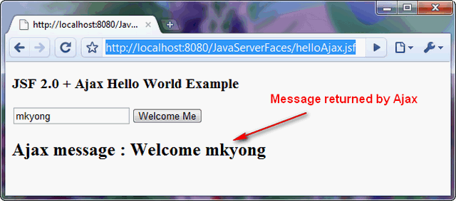 JSF 2.0 + Ajax Hello World示例-CSDN博客