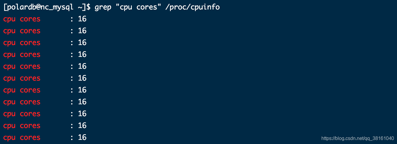 Linux 技术篇-查看cpu核心数，grep常用信息筛选语法使用演示_cpuinfo| grep "processor" | wc -l-CSDN博客