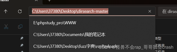 dirsearch安装及简单使用（###linux系统和windows系统）_dirsearch windows-CSDN博客