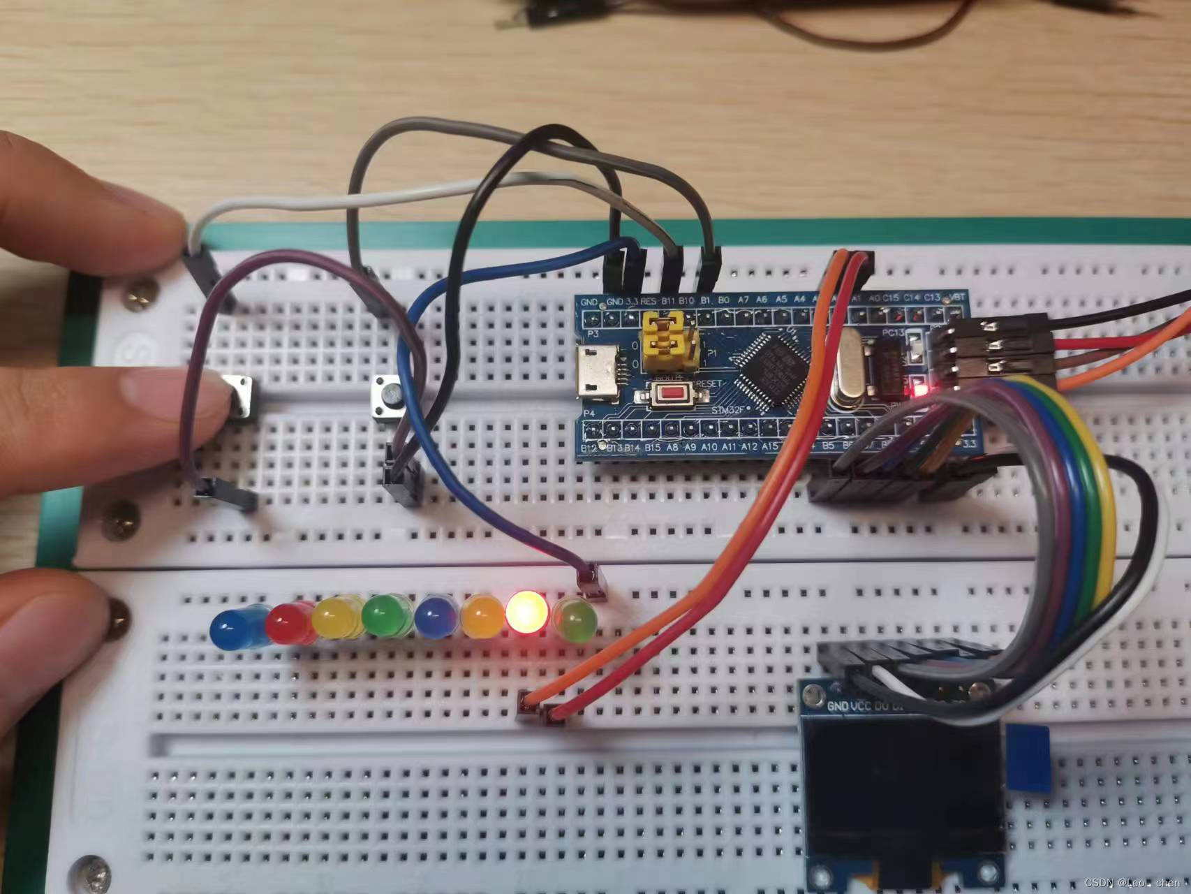 实验四 Stm32按键控制led灯基于stm32按键控制led软硬件实验步骤 Csdn博客