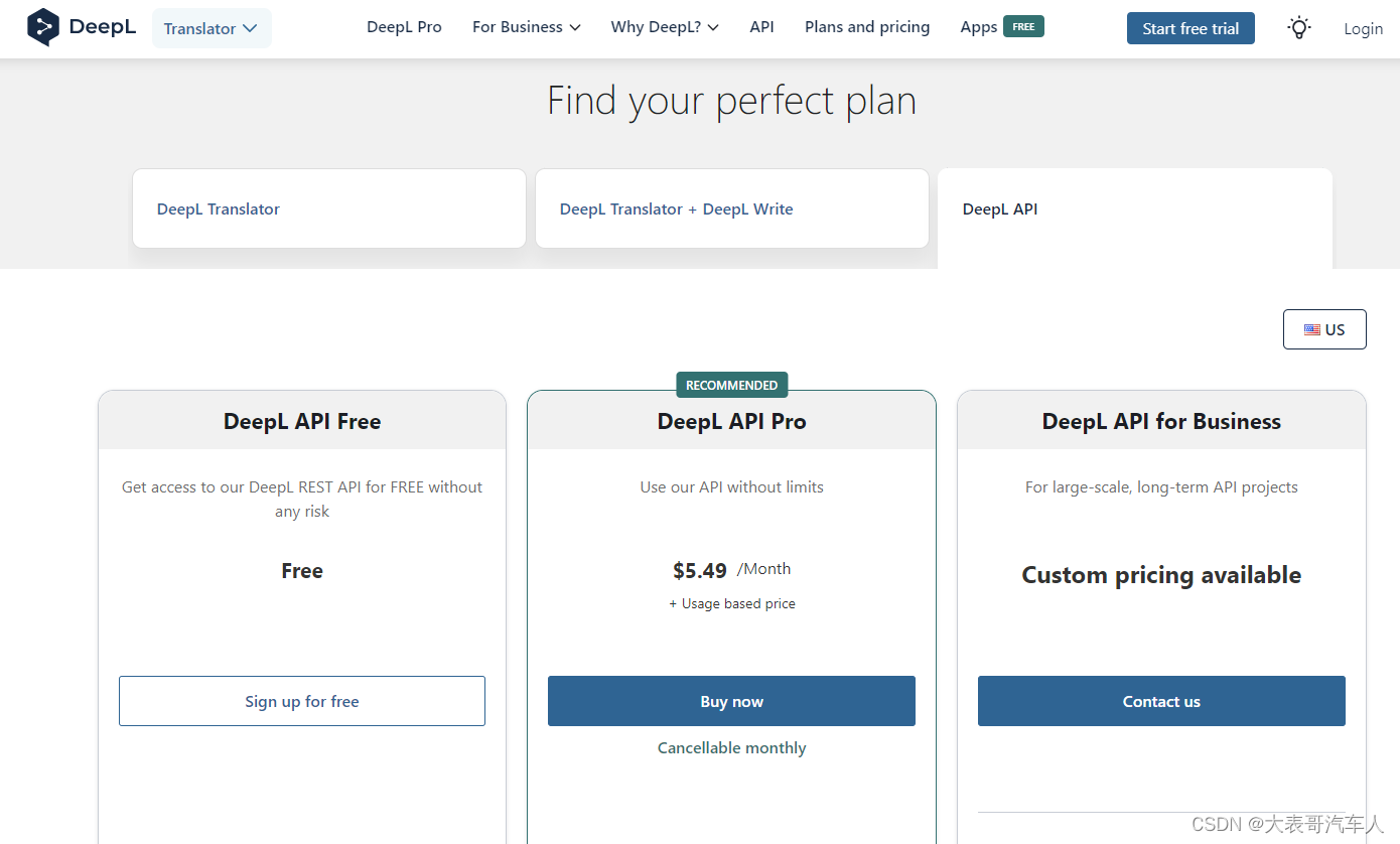 【DeepL】菜鸟教程：如何申请DeepL免费API并使用Python的DeepL_deepl api-CSDN博客