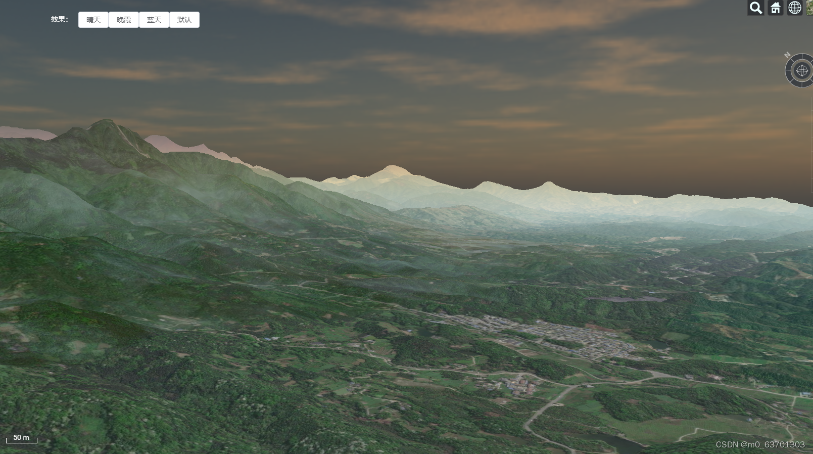 cesium设置近地天空盒 多种效果（附天空盒原图）_cesium天空盒-CSDN博客