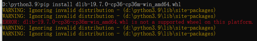 【Error】Win10/Python3.9安装dlib报错：subprocess.CalledProcessError以及解决方法_windows10环境failed building ...