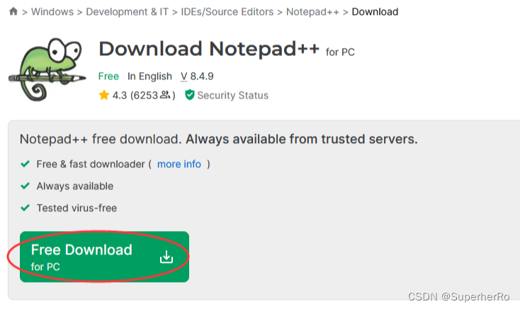 Notepad++ 下载与安装教程_notepid++下载-CSDN博客