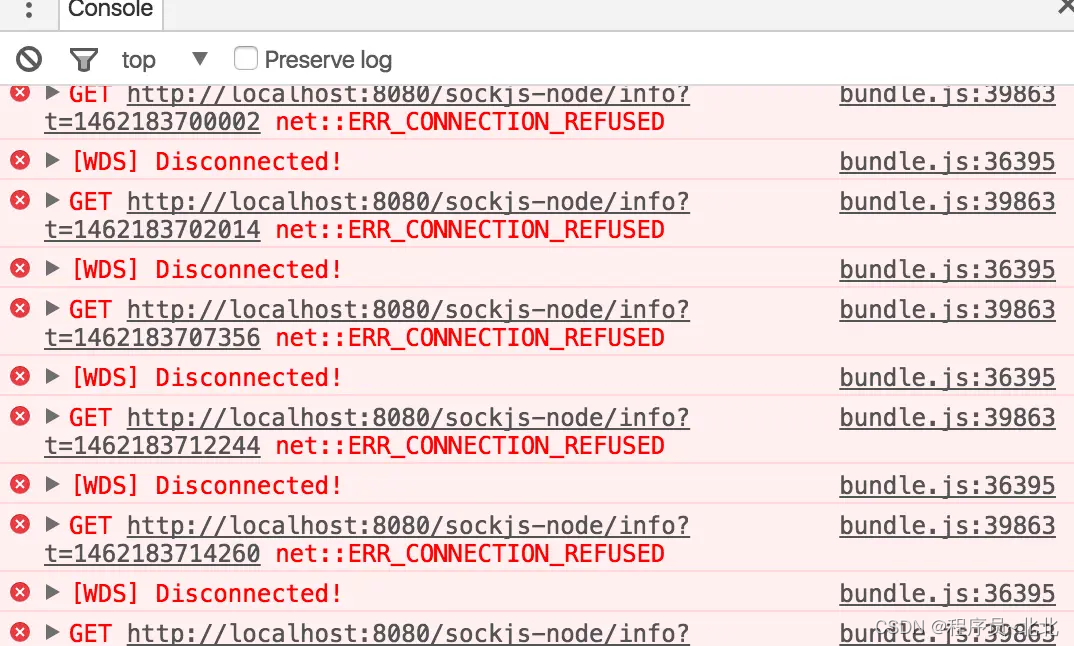 sockjs-node请求一直报错-CSDN博客