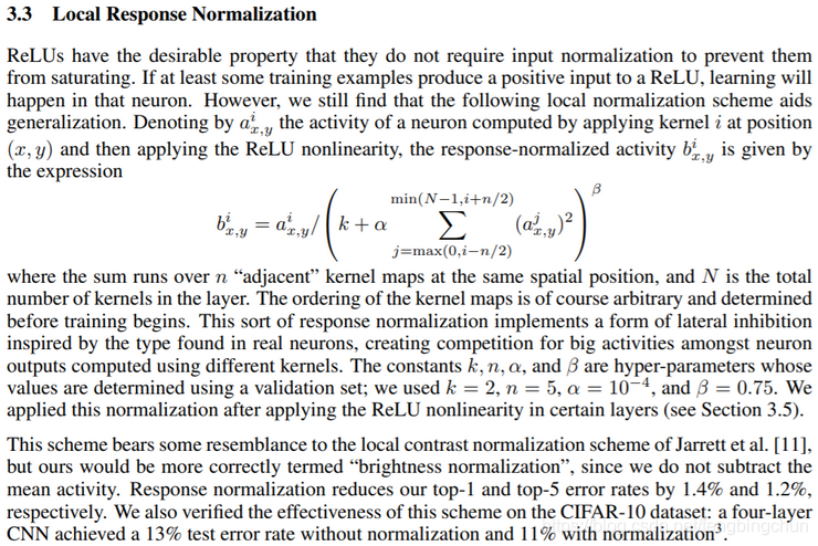 深度神经网络中的局部响应归一化LRN简介及实现_alexnet中lrn层的作用-CSDN博客