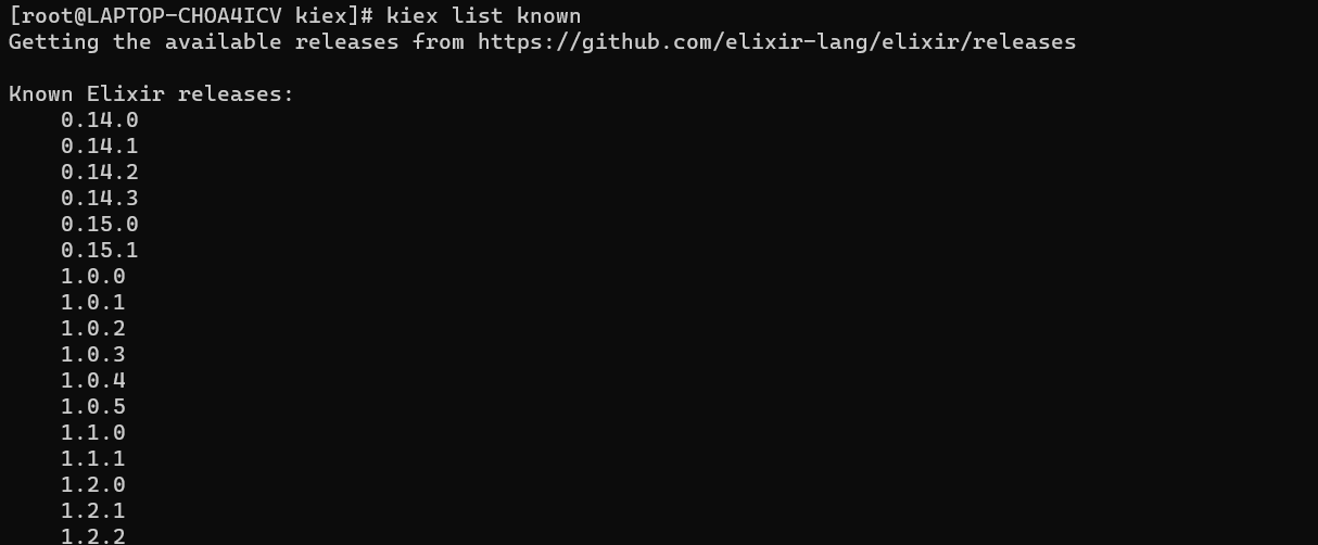 Centos 用 kiex 安装及管理 Elixir-CSDN博客