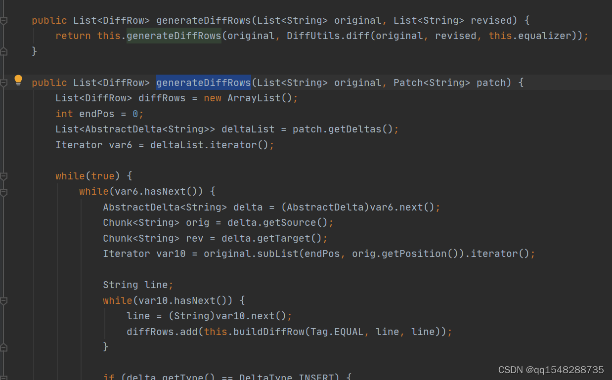 java:关于diff方法导致尖括号＜＞变成HTML代码的问题_com.github.difflib-CSDN博客