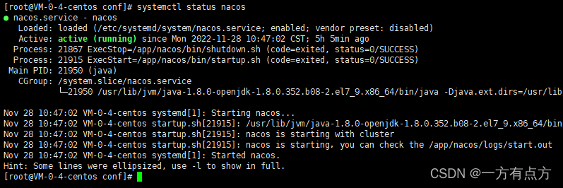 Centos7部署nacos集群_centos7部署nacos+mysql+redis+nginx集群-CSDN博客