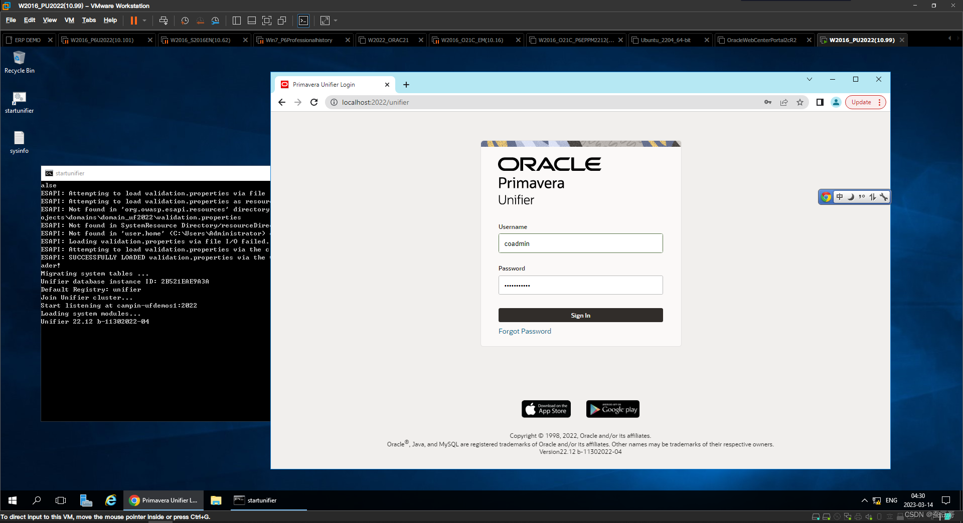 ORACLE Primavera Unifier 22.12 最新系统(VM)分享_oracle vm ovf-CSDN博客
