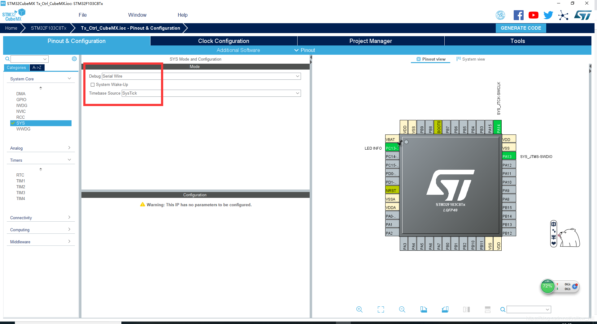 STM32 - CubeMX 的使用实例详细（01.1）- ST-LINK V2 的配置_stmcubemx使用stlinkv2仿真-CSDN博客