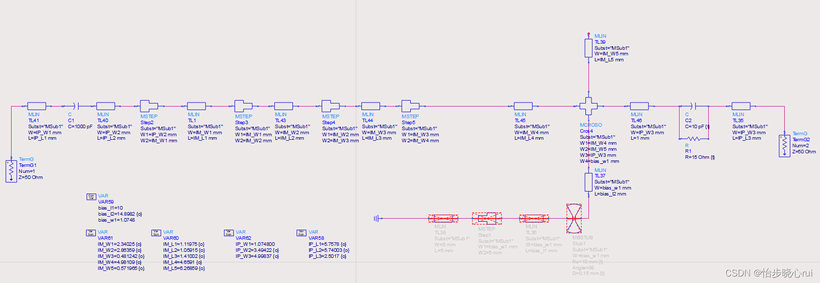 2、宽带Doherty放大器ADS仿真（带版图）_ads版图仿真-CSDN博客