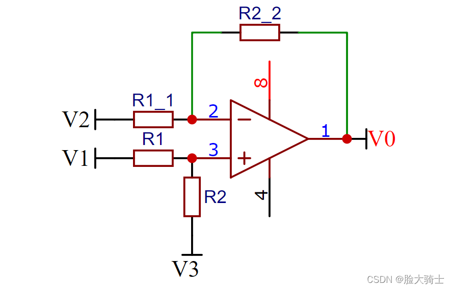 逐步解析：减法器电路公式推导与AD620应用详解-CSDN博客