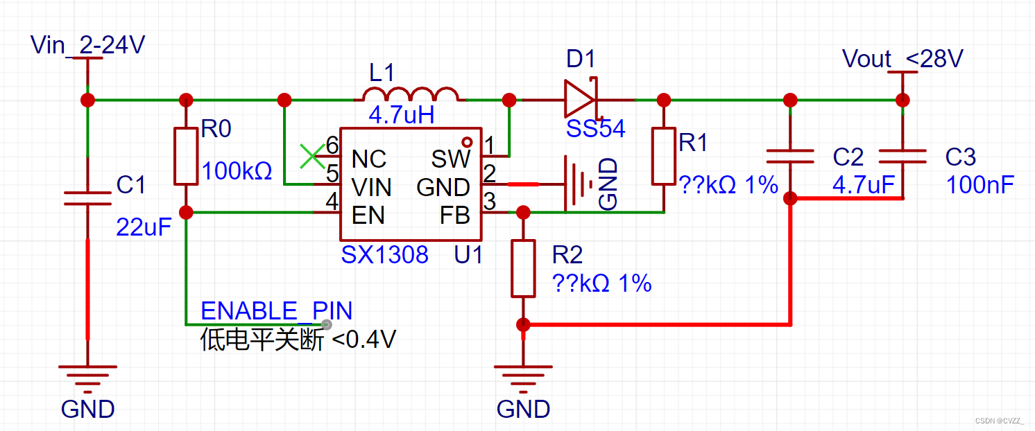 自动参数计算单 SW1308 SDB628 MT3608 HX3608 电路&器件计算 DC升压芯片_hx3608典型电路分析-CSDN博客