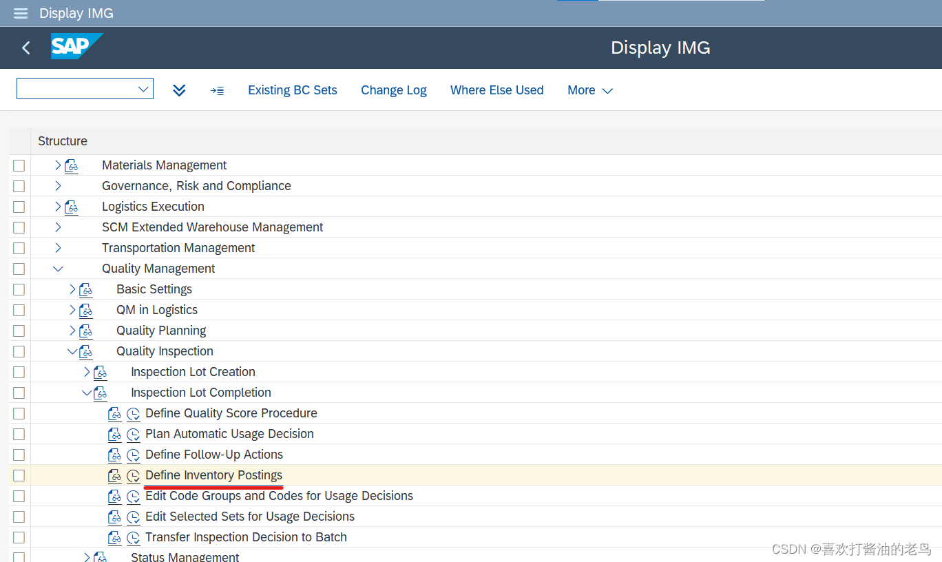 SAP QM 事务代码QA11界面里的‘To Reserves’栏位_qa11 sap-CSDN博客