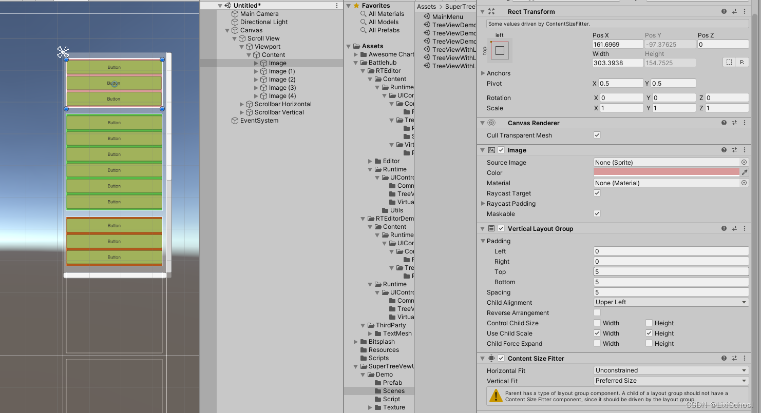 ugui 在scrollView 下面实现多个类别的滚动和排列_ugui scroller 多行-CSDN博客