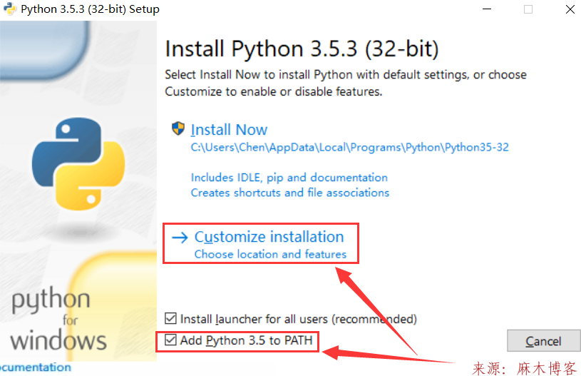window10安装python3.5.3及分享python3.7.0_执行installscript.py-CSDN博客
