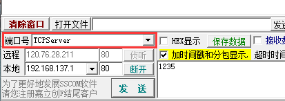 模拟信息传输_sscom tcpclient-CSDN博客