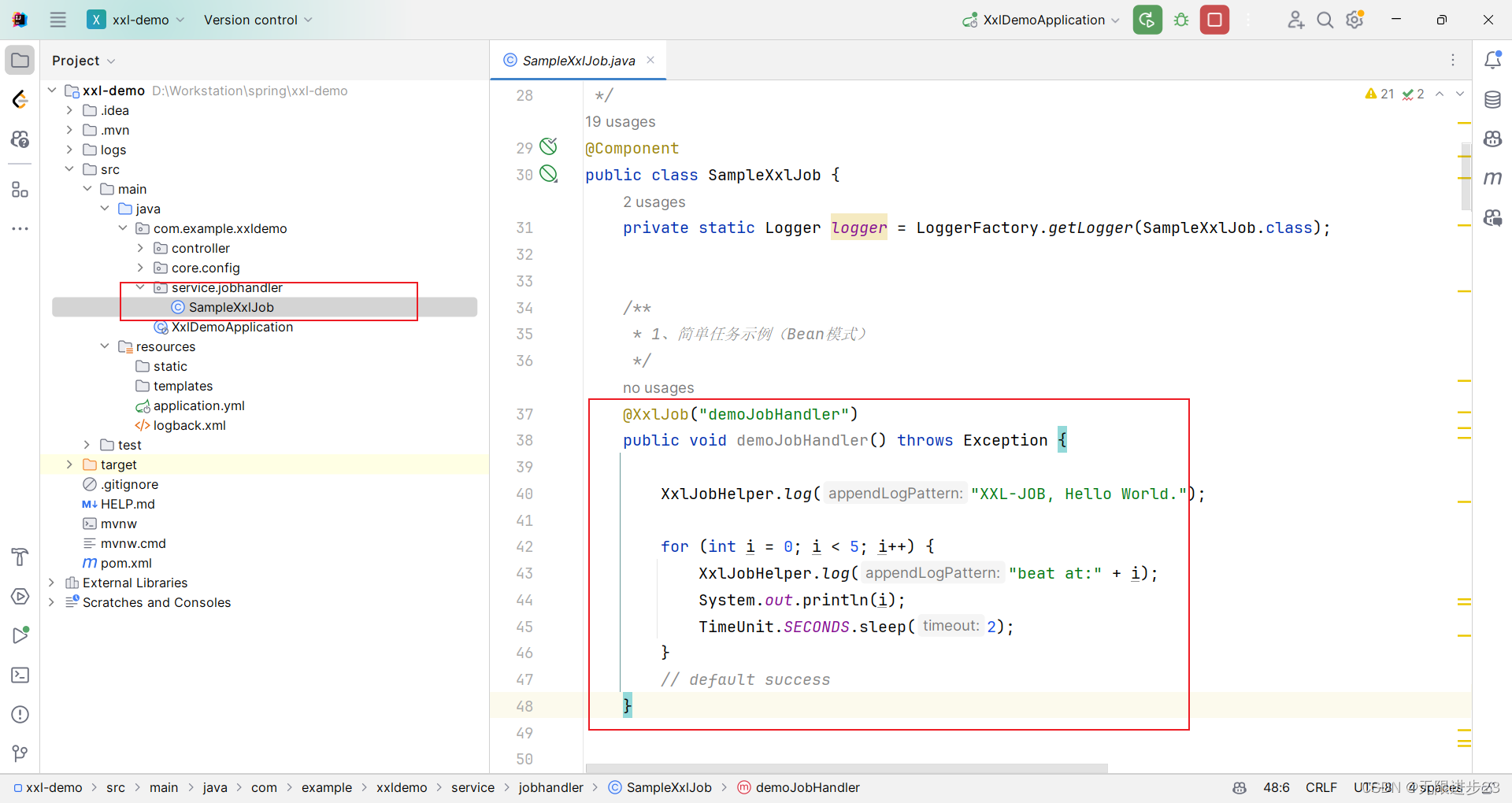 Spring Boot 整合 xxl-job 保姆级教程！_springboot xxjob-CSDN博客
