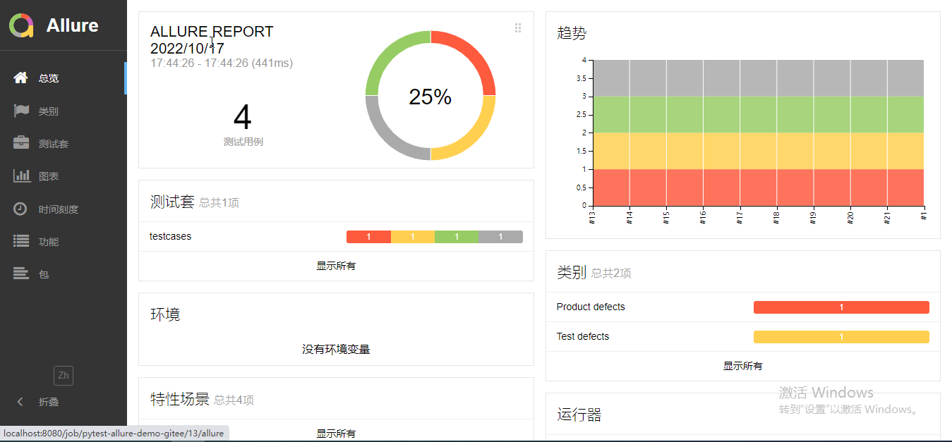 Jenkins与Allure集成（2）— 配置Allure测试报告_build step 'allure report' changed build result to-CSDN博客