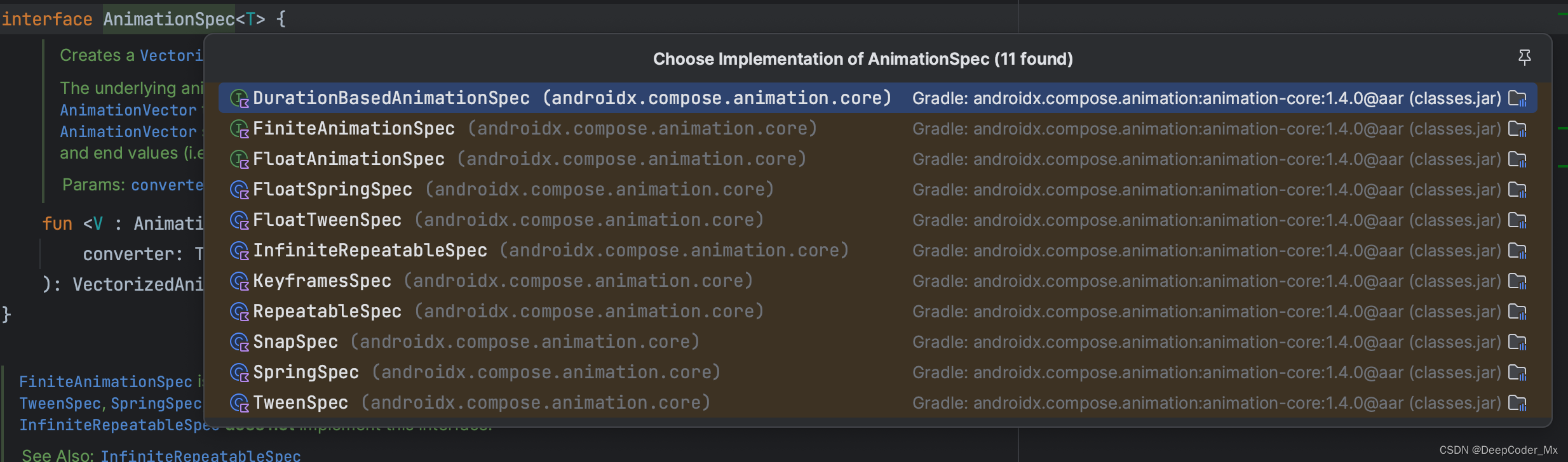 手把手教你写 Compose 动画 -- 讲的不能再细的 AnimationSpec 动画规范_compose 变形切换动画-CSDN博客