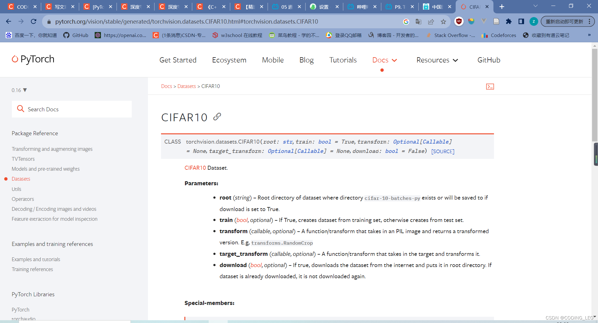 【torchvision中数据集的使用】-CSDN博客