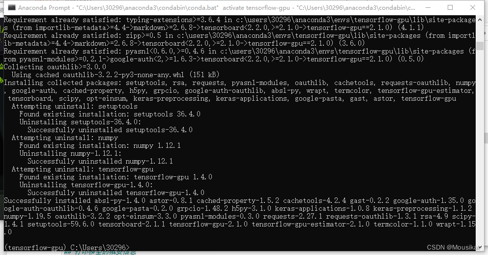 安装tensorflow-gpu_conda install tensorflow-gpu-CSDN博客