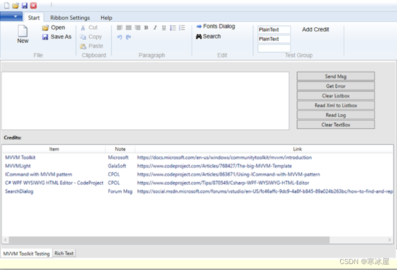 C# MVVM工具包演示-CSDN博客