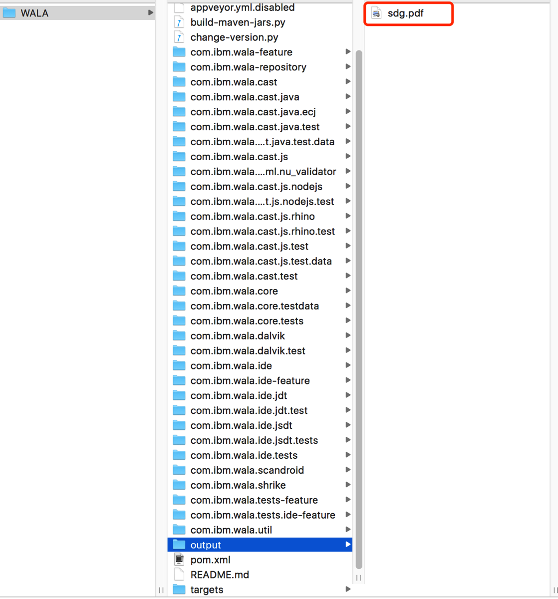 【IBM-WALA】Step by Step : use WALA to generate System Dependency Graph PDF and Dot File (Mac)-CSDN博客