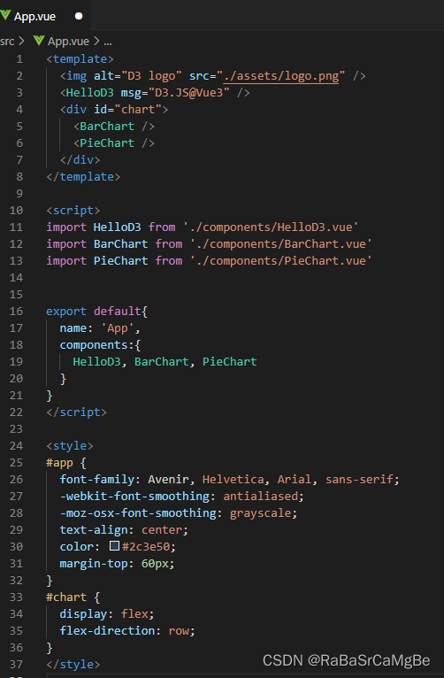 利用vue3+d3实现一个小的数据可视化网页_vue3 d3-CSDN博客