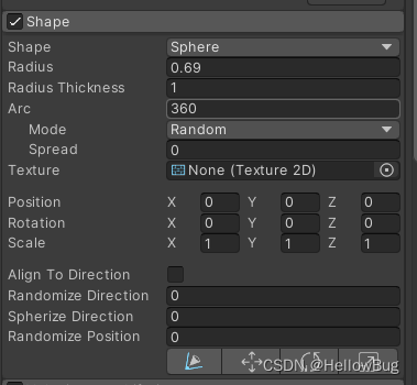 Unity中Particle System的部分笔记（一）_unity particlesystem prewarm-CSDN博客