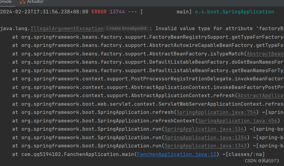 Springboot3 mybatis-plus启动报错_com.baomidou:mybatis-plus-spring-boot3-starter:jar-CSDN博客