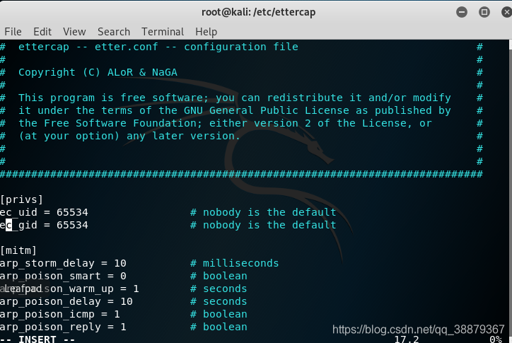 kali linux ettercap 嗅探_怎么打开kali的etter.conf-CSDN博客