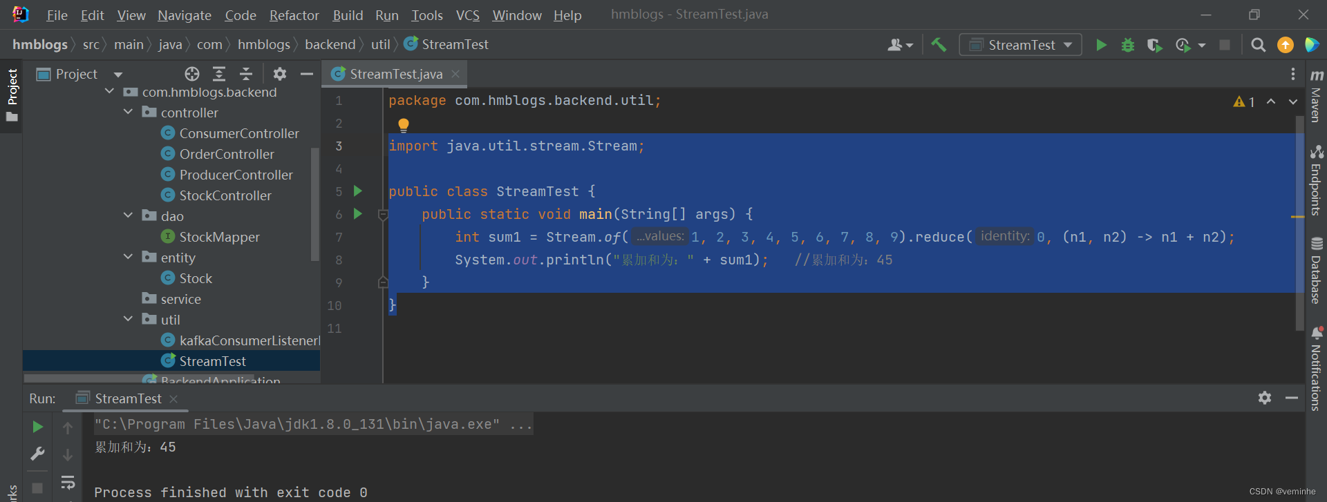 JDK1.8的stream语法_stream recordid-CSDN博客