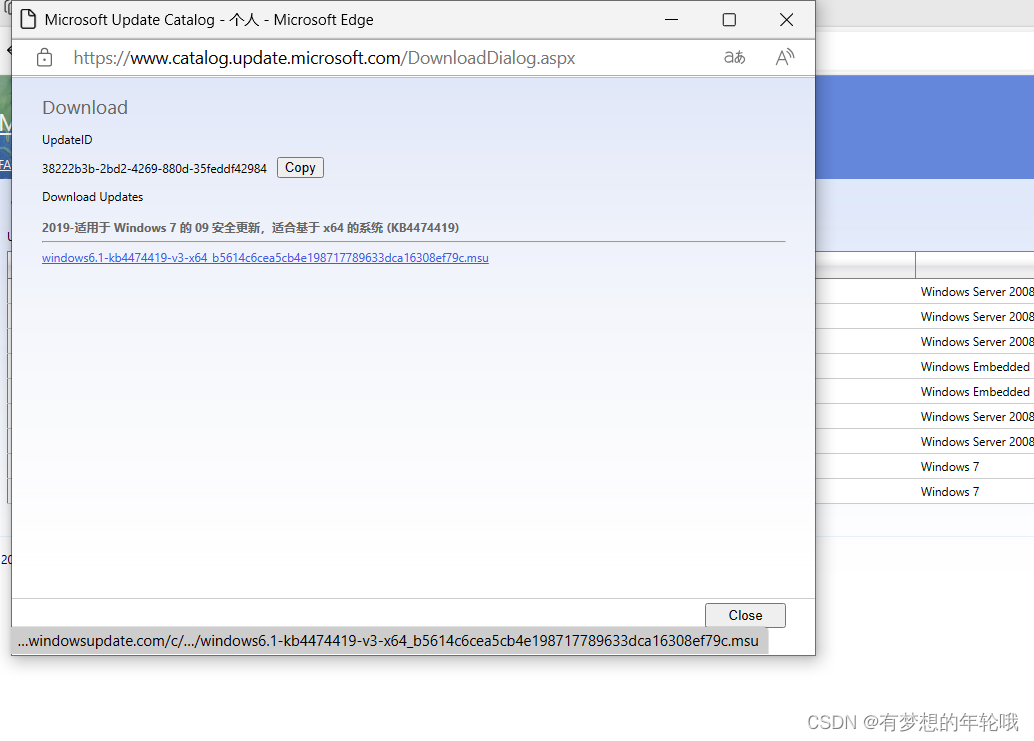 Windows7虚拟机无法安装VMware Tools，出现SP1问题，以及KB4474419补丁安装不了_vmware补丁-CSDN博客